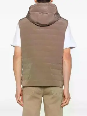 Brunello Cucinelli Quilted Hooded Gilet