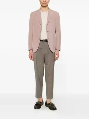 LUIGI BIANCHI Buttoned Blazer - Pink