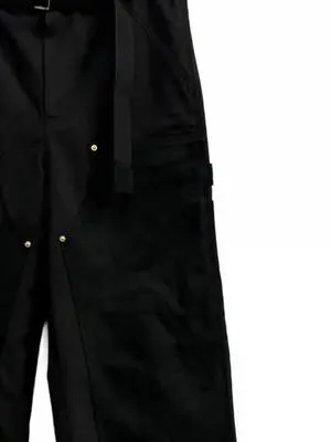 Sacai Belted Cotton Trousers