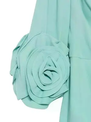 Rosa Clara Floral-detail Ruffled Midi Dress