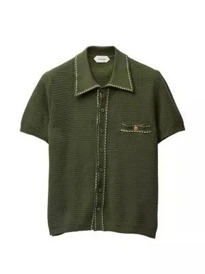 Versace Cotton Knit Shirt - Green