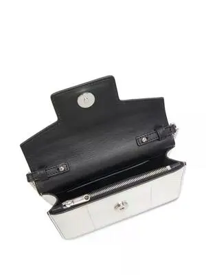 LANCEL Crystal-embellished Snakeskin Shoulder Bag