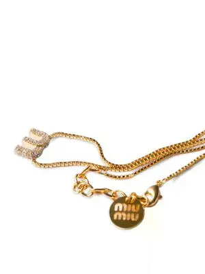 Miu Miu Logo Necklace