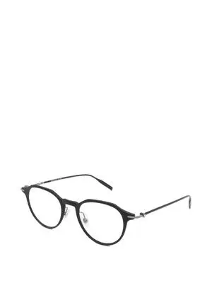 Montblanc Round Frame Eyeglasses - Black