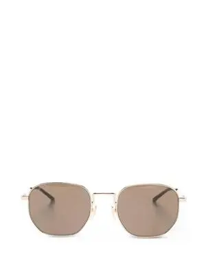 Gucci Geometric Sunglasses - Gold