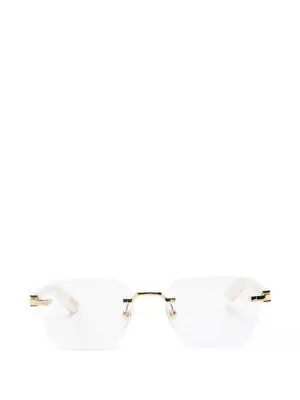 Cartier Rimless-frame Glasses - White