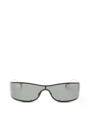 Saint Laurent Shield Sunglasses - Black