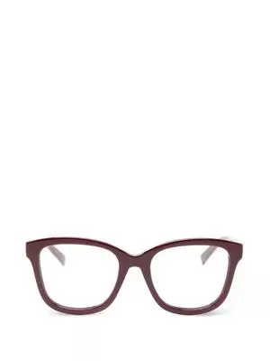Gucci Logo-detail Glasses - Purple