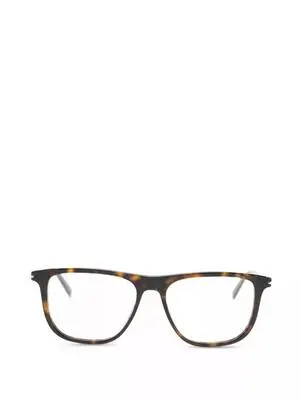 Gucci Rectangle Frame Glasses - Brown
