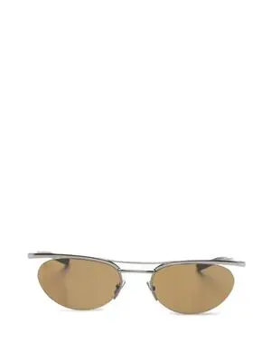 Saint Laurent Oval-frame Sunglasses - Grey