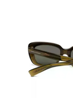 Saint Laurent Square-frame Sunglasses - Green