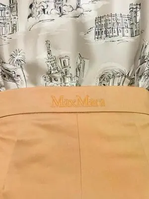 Max Mara Tailored Cotton Shorts - Brown