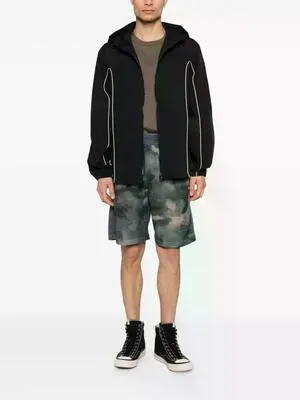 DIESEL® Camouflage Mesh Track Shorts