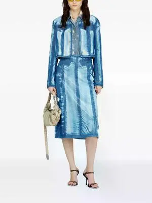 DIESEL® A-line Denim Skirt