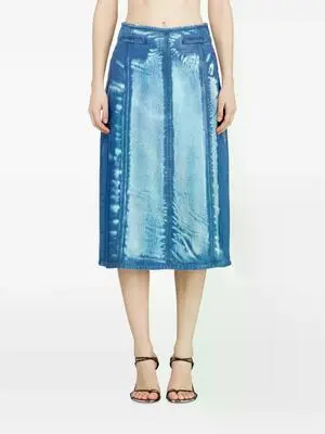 DIESEL® A-line Denim Skirt