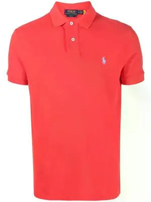 Polo Ralph Lauren Short-sleeved Cotton Polo Shirt - Red