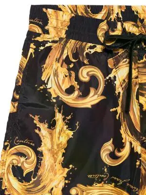 Versace Baroque Print Swim Shorts