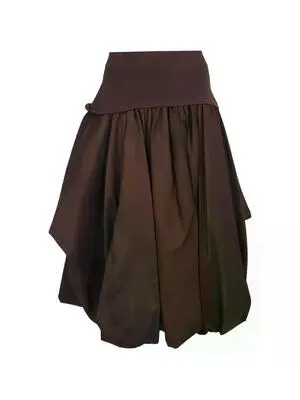 Simkhai Corinn Midi Skirt - Brown