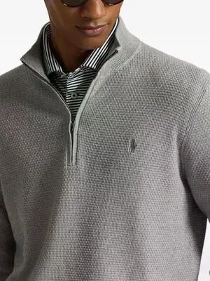Rlx Ralph Lauren Zip Mock Neck Sweater