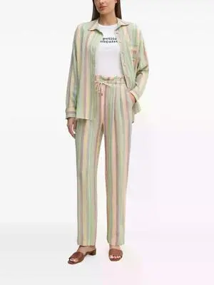 LA PETITE FRANÇAISE Charlene Striped Button-up Shirt