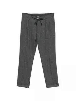 GRAN SASSO Drawstring Cuffed Trousers - Grey