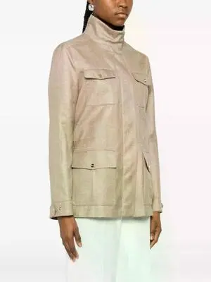 Herno Buttoned Jacket With Pockets