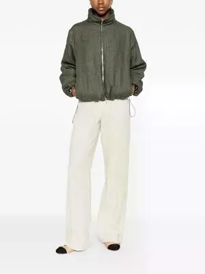 Herno Zip-up Bomber Jacket - Green