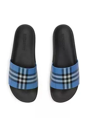 Burberry Check Slides