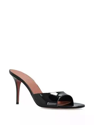 Amina Muaddi Elodie Patent Sandals