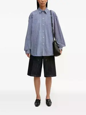 SPORTY & RICH Striped Pocket Shirt