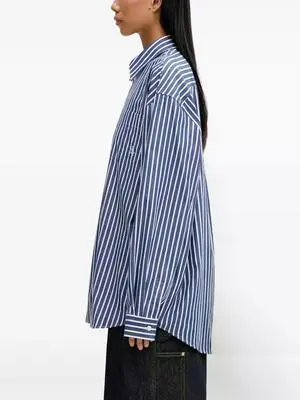 SPORTY & RICH Striped Pocket Shirt
