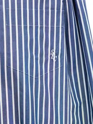 SPORTY & RICH Striped Pocket Shirt