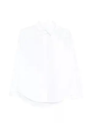 SA SU PHI Long-sleeve Button Blouse - White