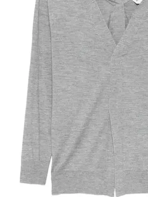 SA SU PHI V-neck Cashmere Sweater - Grey