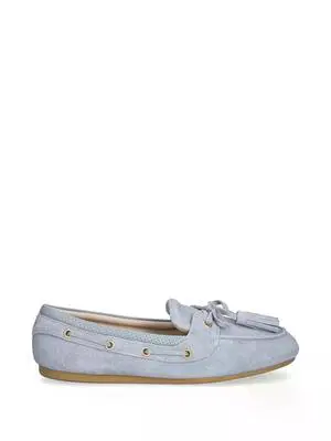 Liu Jo Suede Loafers With Tassel Detail - Blue