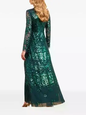 NEEDLE & THREAD Aurora Sequin-embellished Gown