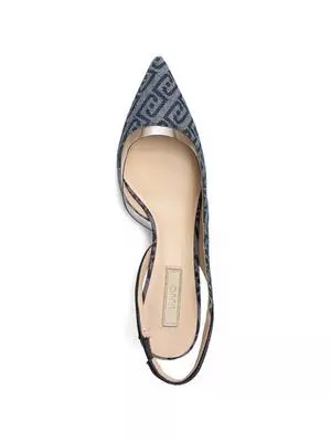 Liu Jo Jacquard Slingback Pumps - Blue