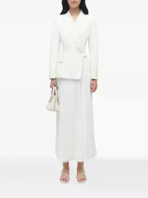Simkhai Alexandra Pleated Blazer Dress