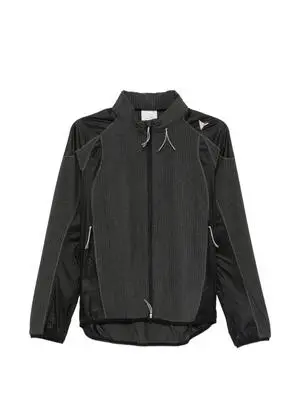ROA Zip-fastening Striped Jacket