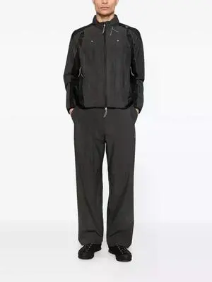ROA Zip-fastening Striped Jacket