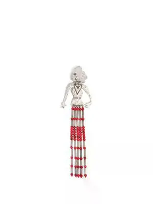 Bimba Y Lola Silhouette Beaded Earrings
