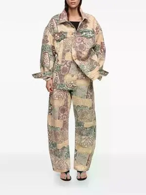 Bimba Y Lola Printed Cotton Jacket