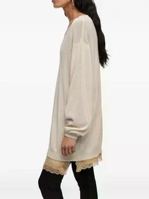 Bimba Y Lola V-neck Balloon Sleeve Top