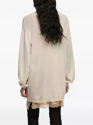 Bimba Y Lola V-neck Balloon Sleeve Top