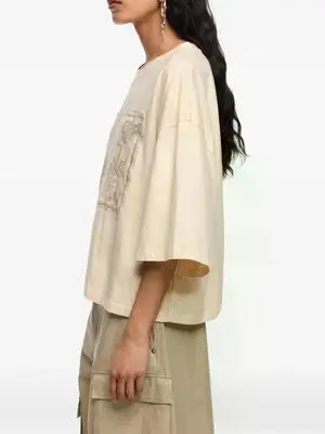 Bimba Y Lola Graphic-print T-shirt - Neutrals