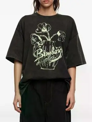 Bimba Y Lola Floral Print T-shirt
