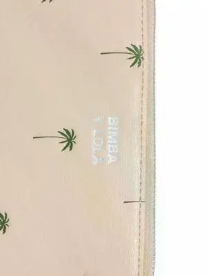 Bimba Y Lola Palms Tree-print Wallet - Neutrals