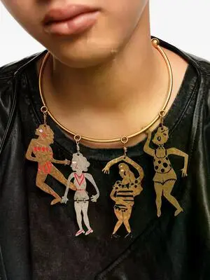 Bimba Y Lola Figure Pendant Necklace