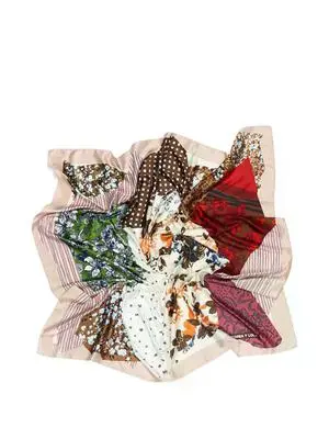 Bimba Y Lola Floral-print Scarf