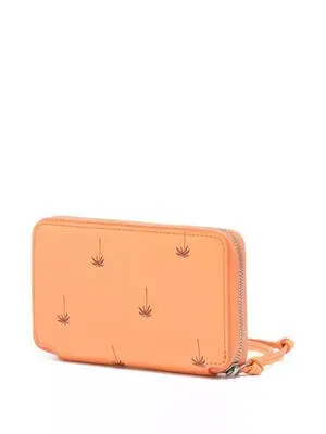 Bimba Y Lola Palms Zip Leather Wallet